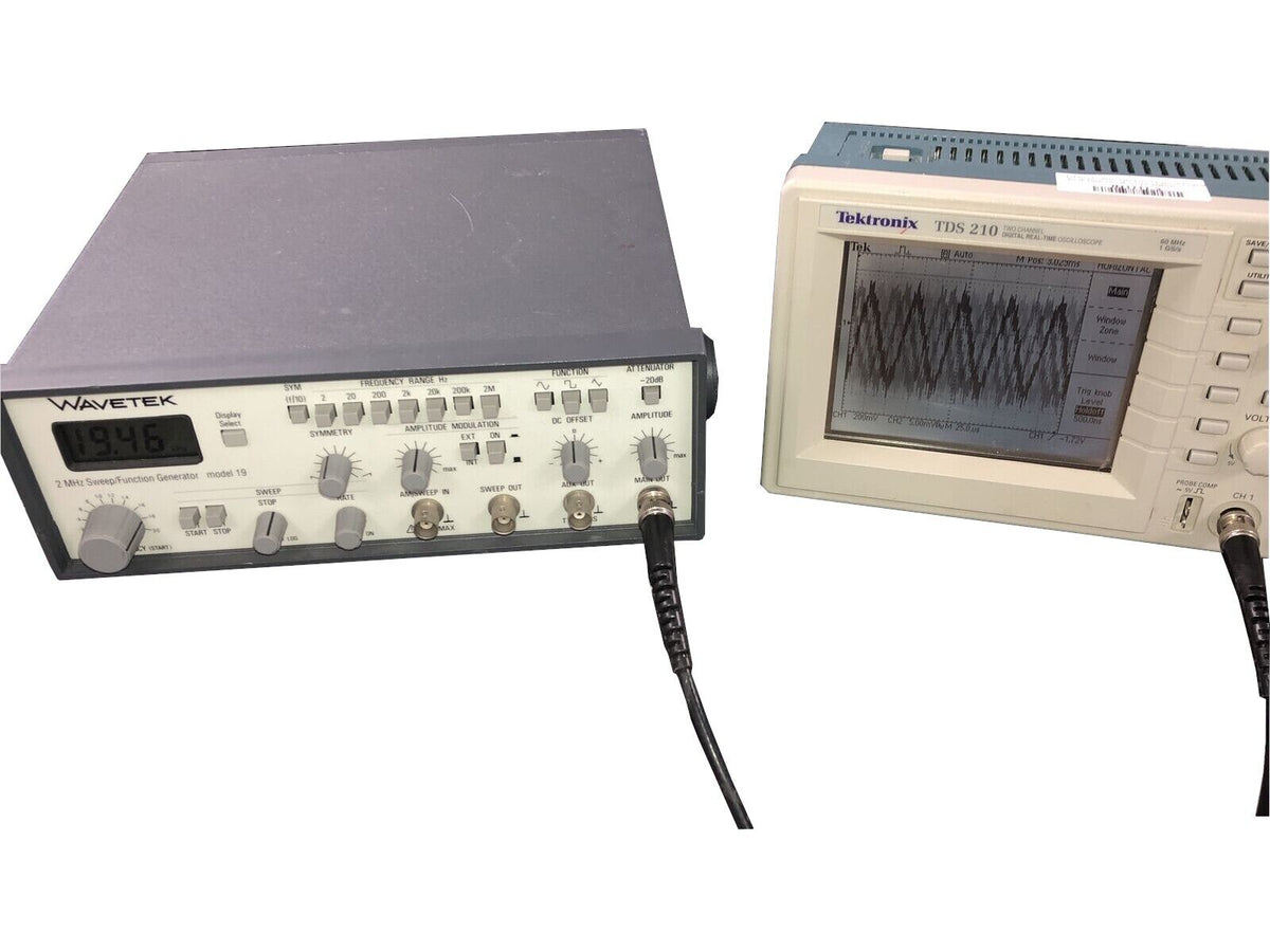 Wavetek Model 19 2 MHz Sweep Function Generator (Only) With Power Cord – Zekostore.us