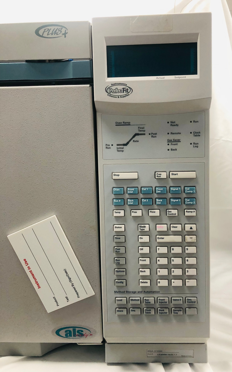 Agilent 6890 Plus GC Gas Chromatography System with FID AUX TCD ...