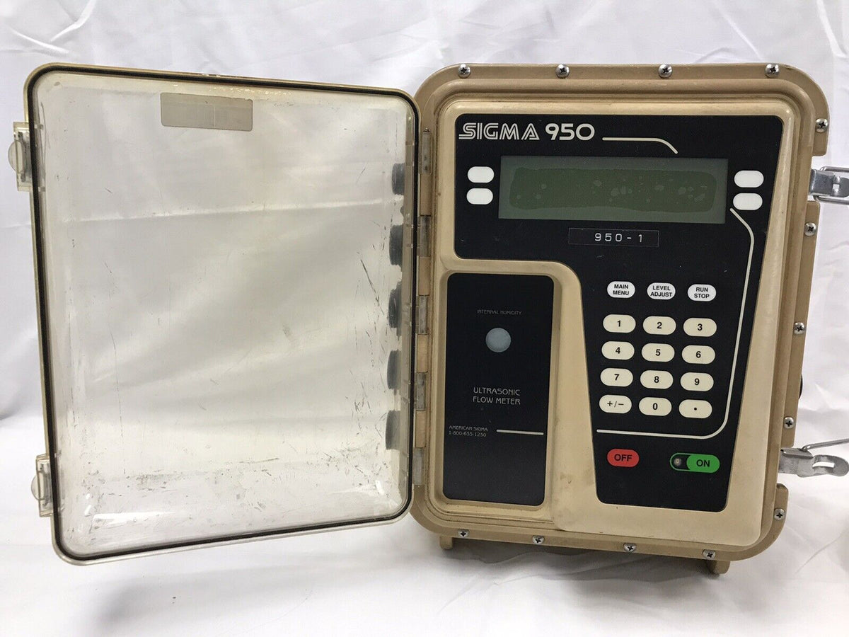 Hach Sigma 950 Ultrasonic Flow Meters with Enclosure FOR PARTS ...