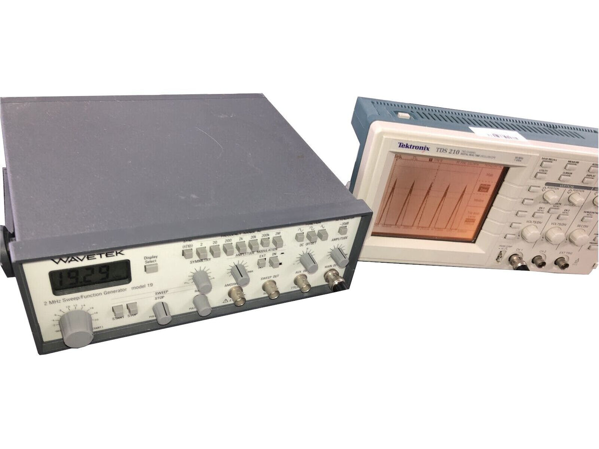 Wavetek Model 19 2 MHz Sweep Function Generator (Only) With Power Cord ...