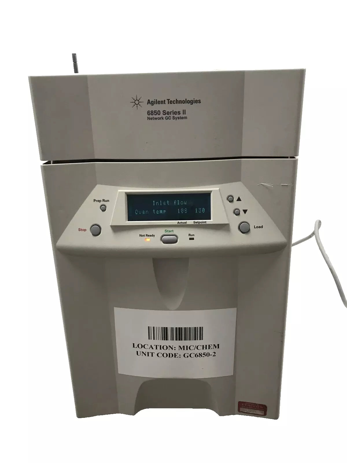 Agilent G2630B 6850 Series II Network GC System 6850A Gas Chromatograp ...