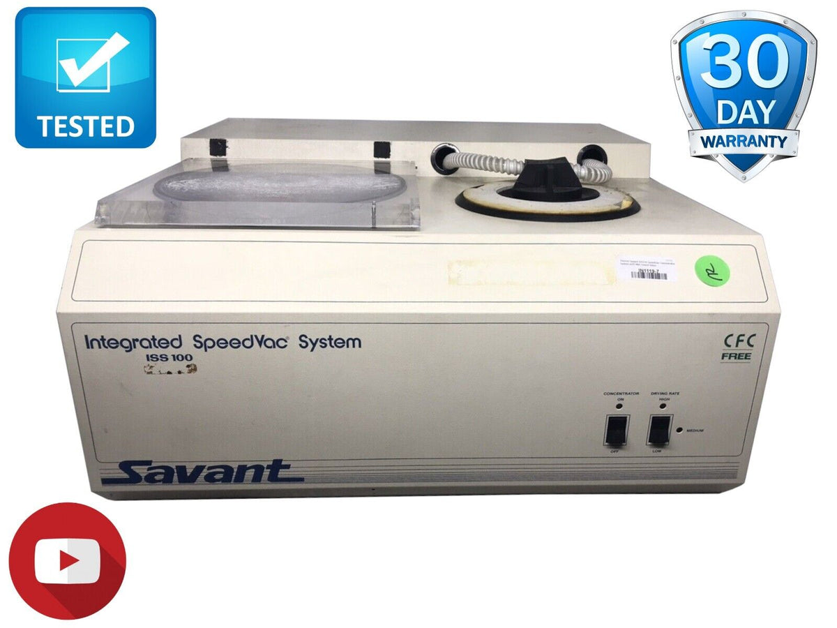 Thermo Savant ISS100 SpeedVac Concentrator System w/FC400 Tested Video ...